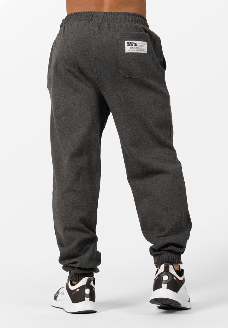 Classic Oversized Sweatpants - Dark Gray Melange - XL Gorilla Wear