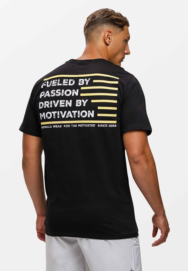 Kyle Camiseta - Negro - L Gorilla Wear