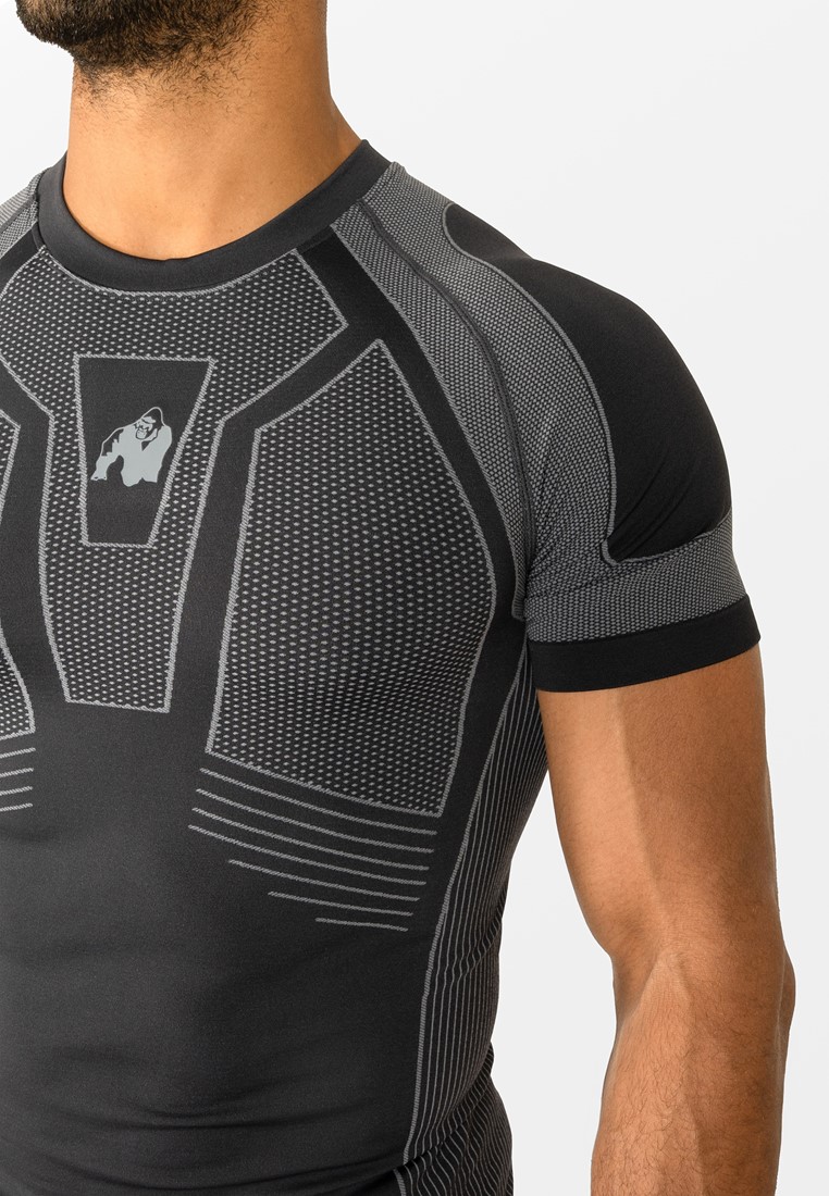 Arcata Seamless T-Shirt - Dark Gray - 2XL Gorilla Wear