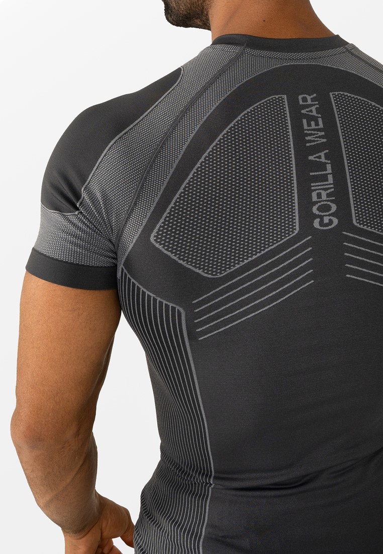 Arcata Seamless T-Shirt - Dark Gray - 2XL Gorilla Wear