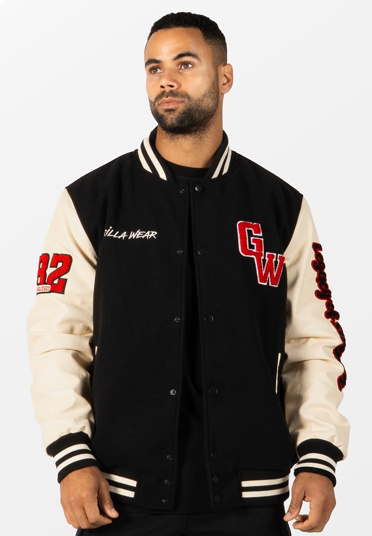 Saint Louis Varsity Jacket - Black - M Gorilla Wear