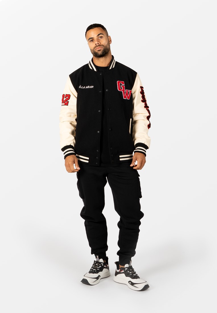 Saint Louis Varsity Jacket - Black - M Gorilla Wear