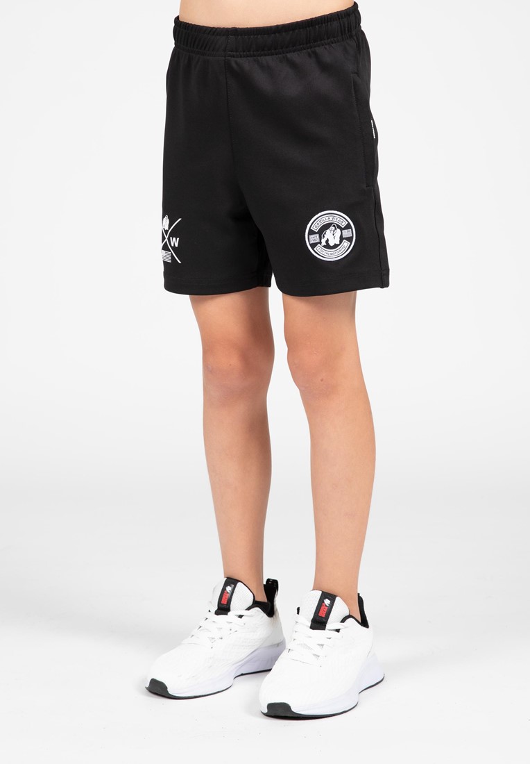 Vernon Kids Track Shorts - Black - 164 Gorilla Wear