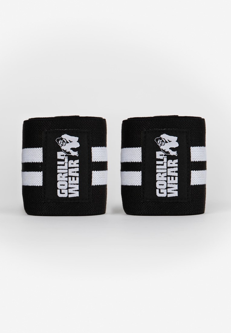 Ankle Wraps - Black/White Gorilla Wear