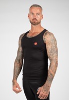 Adams Stretch Tank Top - Black - S Gorilla Wear