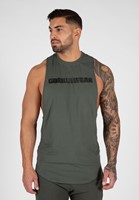Milo Drop Armhole Tank Top - Green - S Gorilla Wear