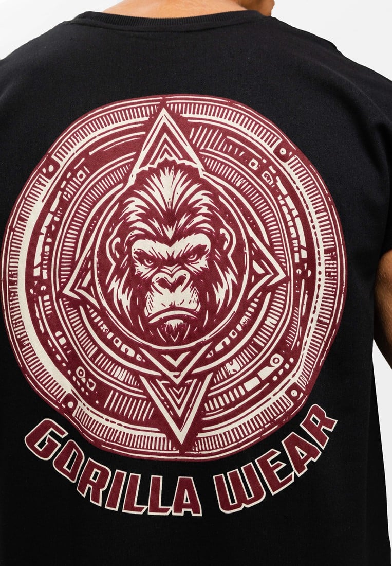 Bouse Cut Off Tank Top - Black - M Gorilla Wear