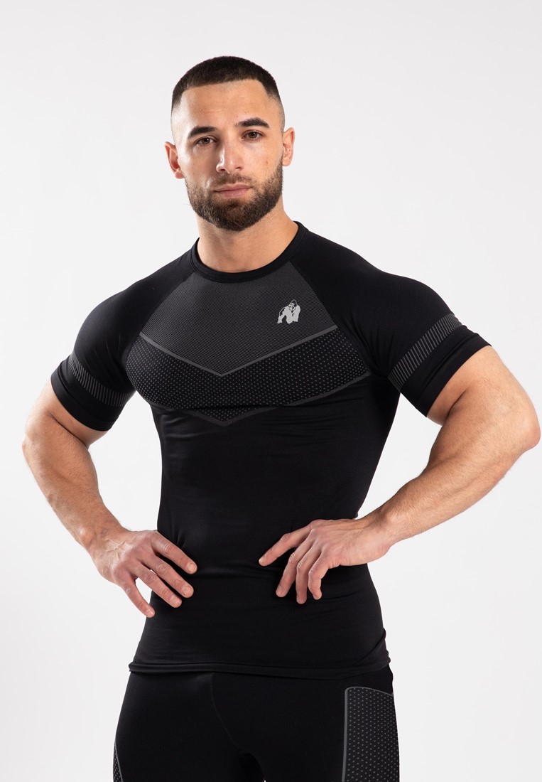 Norton Seamless T-Shirt - Black - XL Gorilla Wear