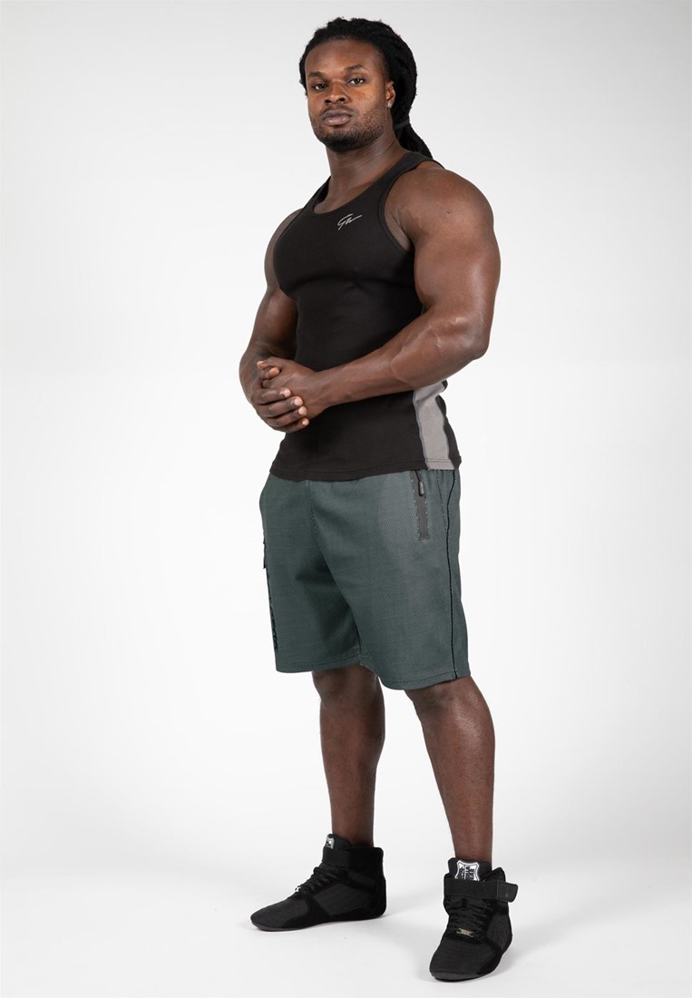 Mercury Mesh Shorts - Gray/Black Gorilla Wear