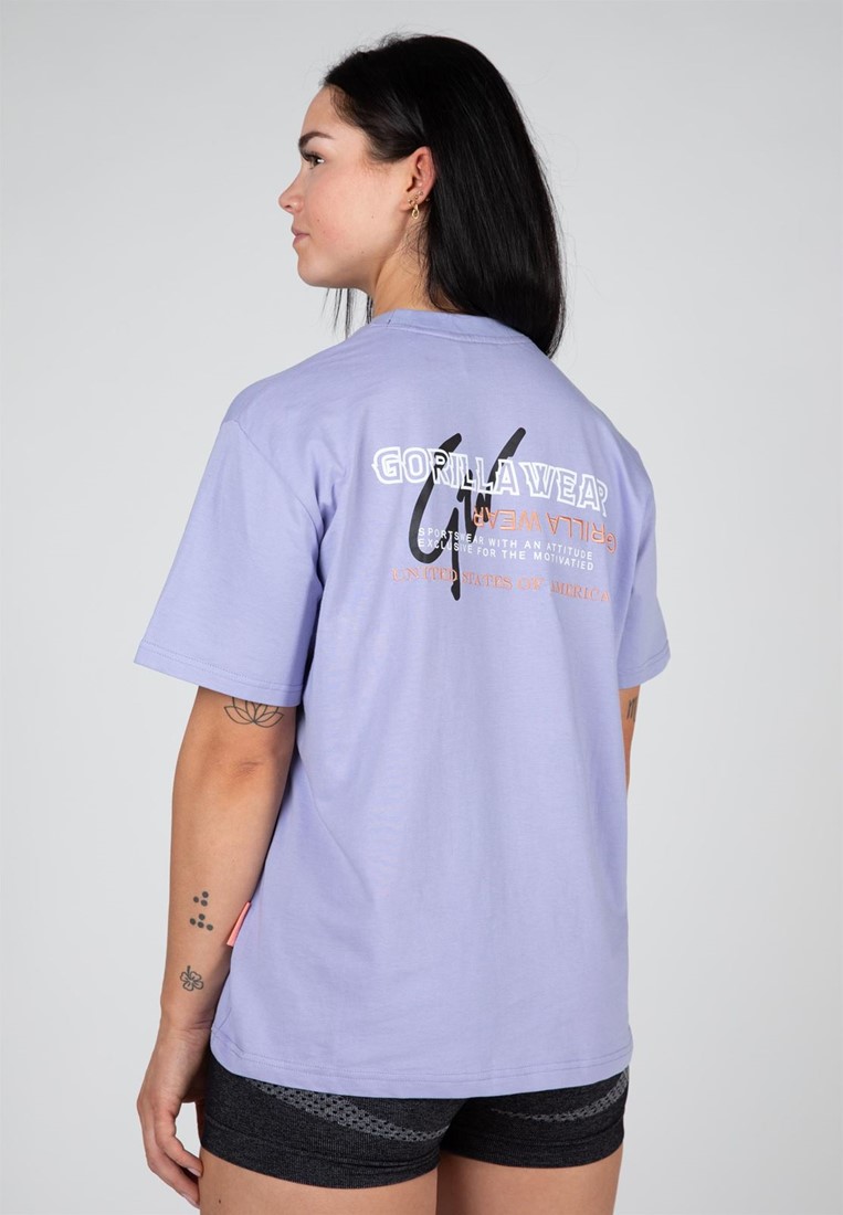 Medina Camiseta Oversize - Lila - L Gorilla Wear