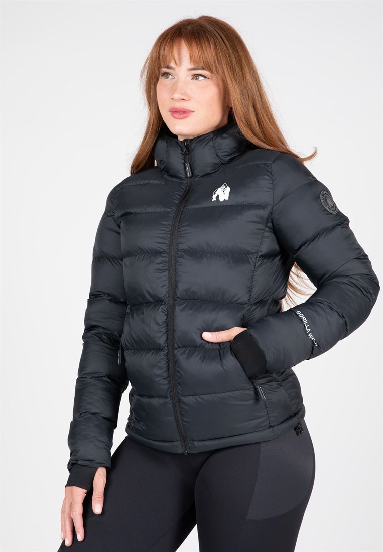 Rachel Puffer Jacket - Black - L Gorilla Wear