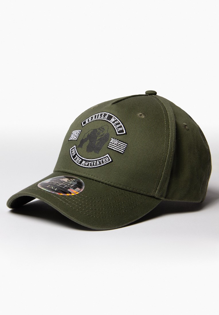 Darlington Gorra - Verde Oliva Gorilla Wear