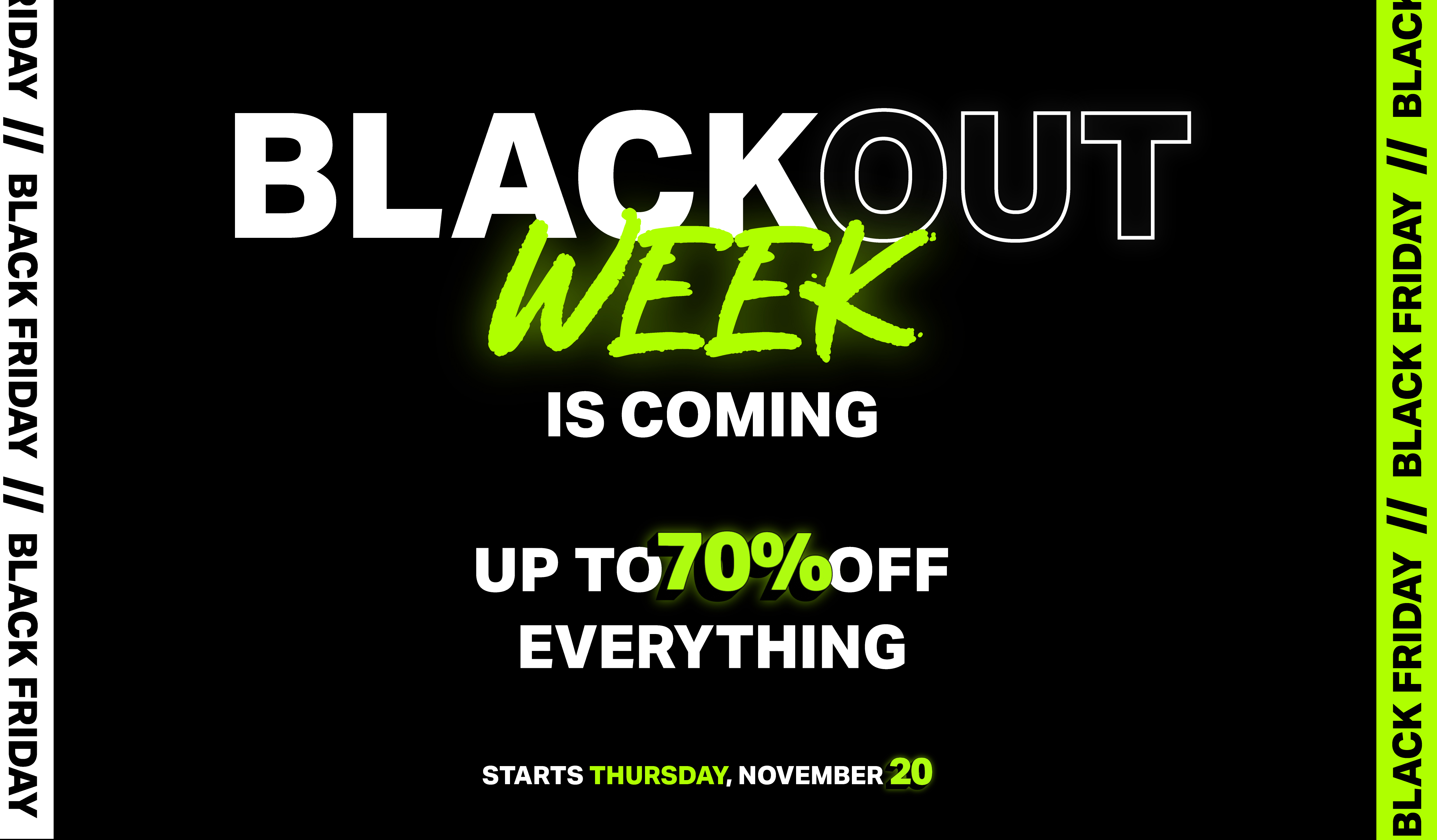 Gorilla Wear Blackout Week 2025